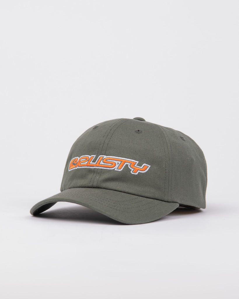Rusty | Girls Reverb Dad Cap Youth - Size: YOUTH, Green, 100% Cotton Twill