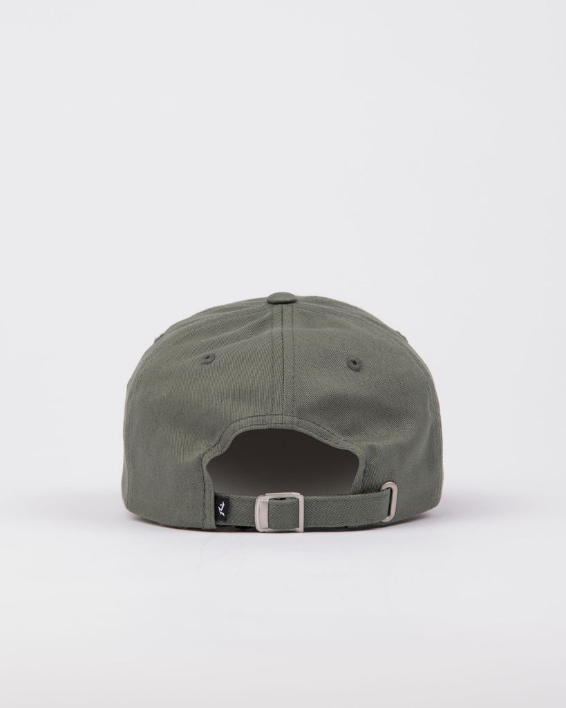 Rusty | Girls Reverb Dad Cap Youth - Size: YOUTH, Green, 100% Cotton Twill