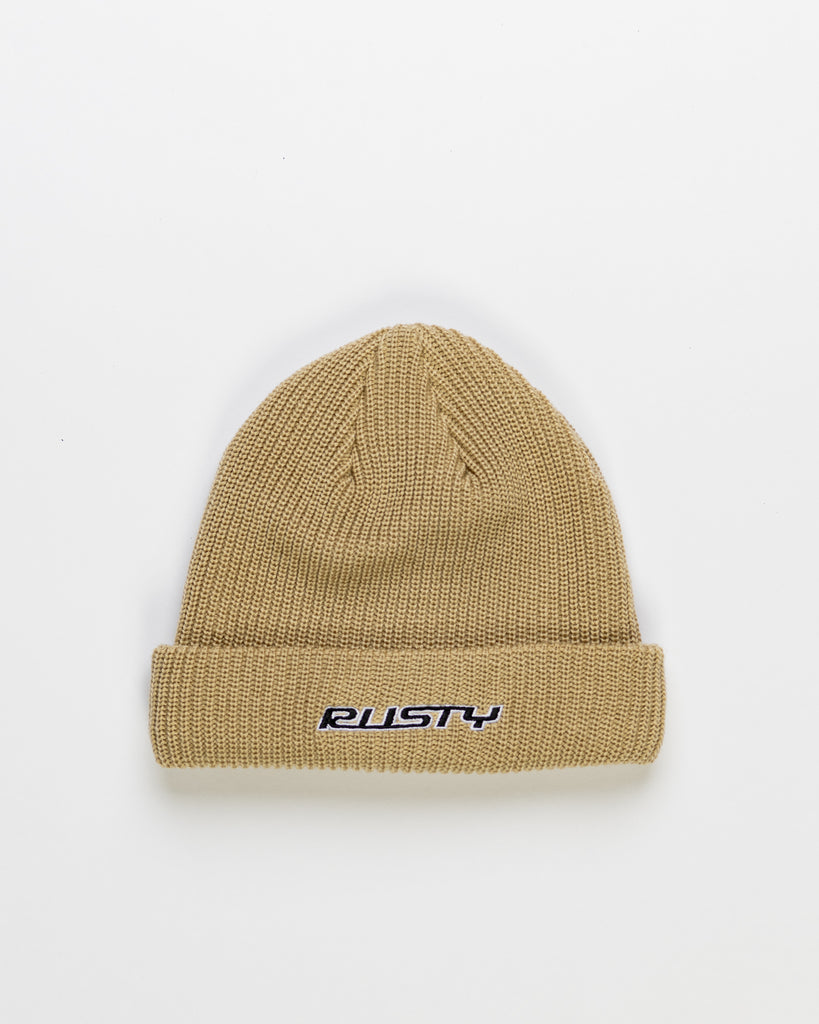 Rusty | All-time Beanie - Size: OSFM, Brown, Soft Acrylic